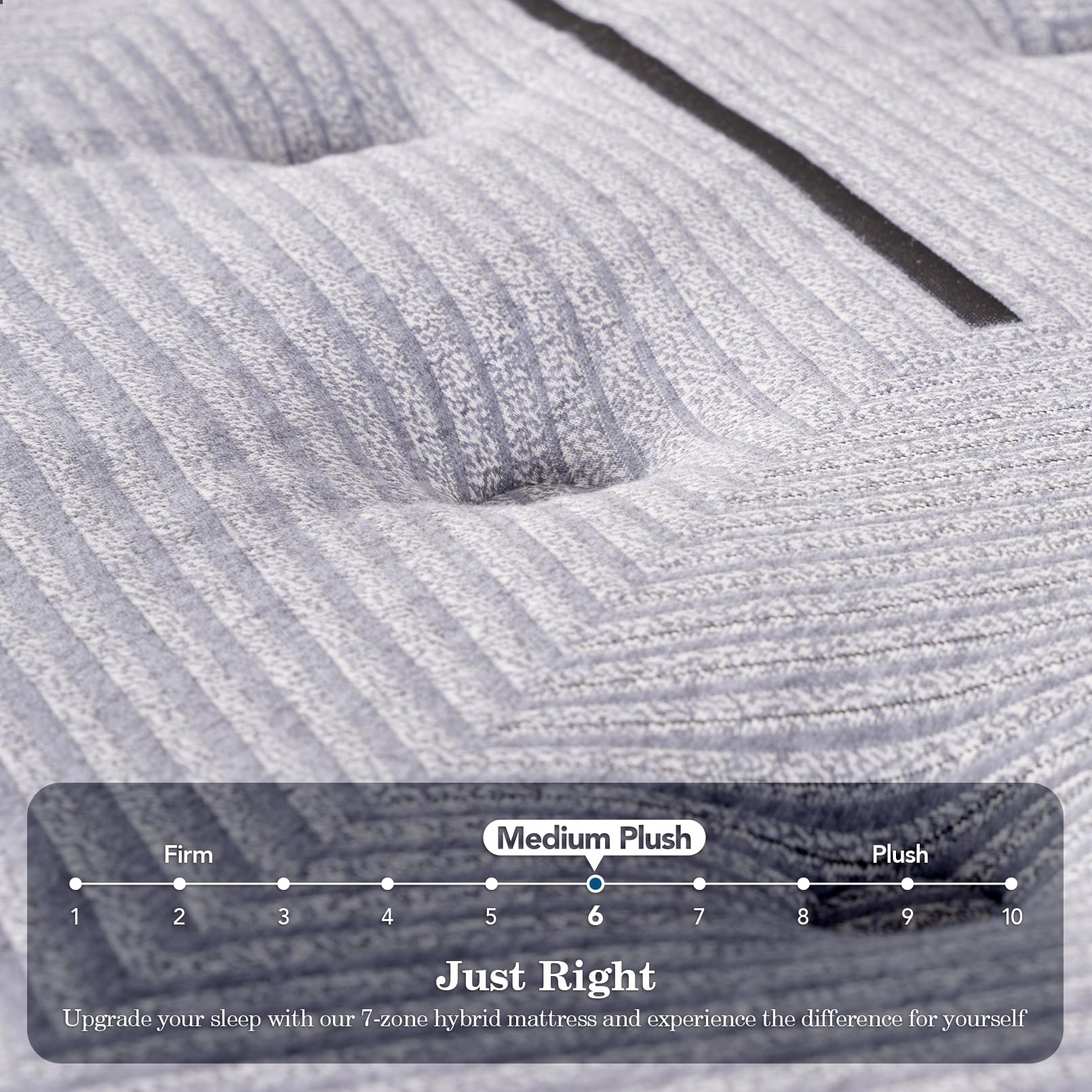DIGLANT California King Mattress, 14Inch Gel Memory Foam & 7-Zone Pocket Spring Cal King Size Mattress, Medium Plush Hybrid Mattress in Box for Motion Isolation,CertiPUR-US, 72 * 84