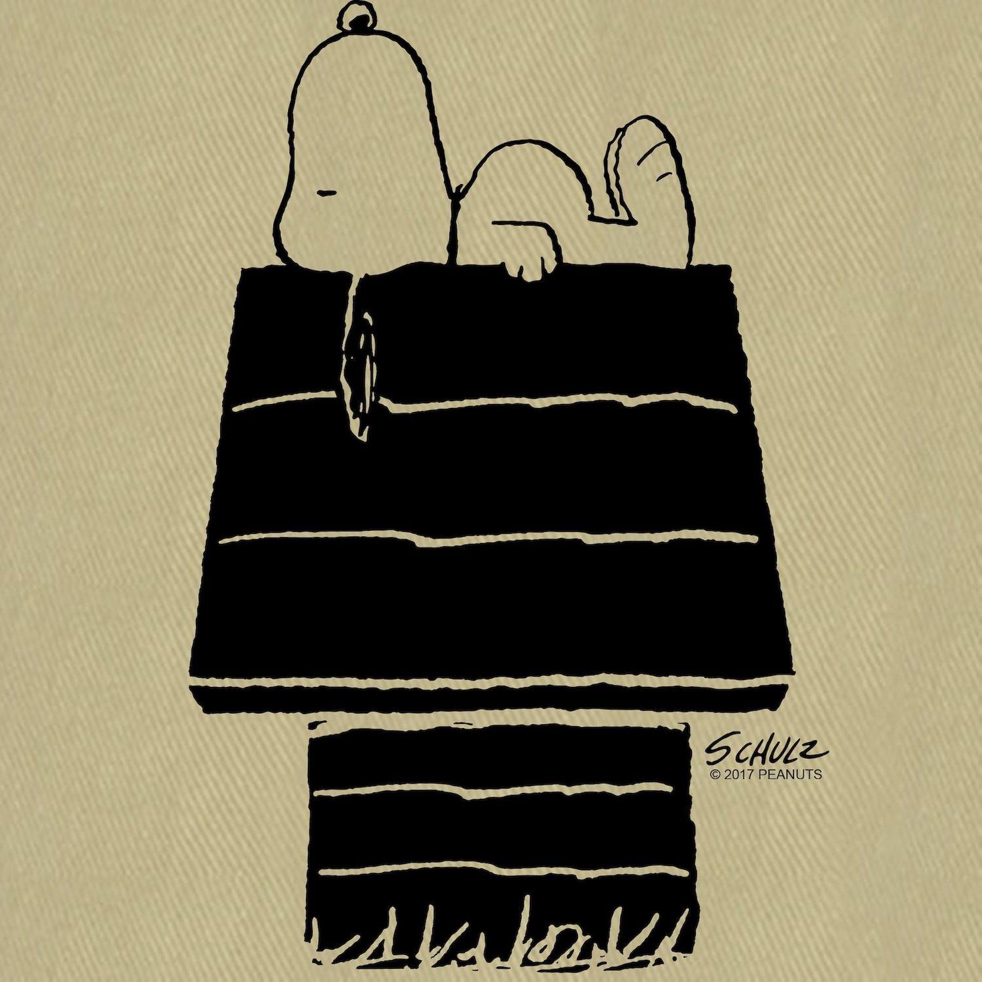 CafePress Peanuts Snoopy Canvas Lunch Bag with Strap Handle
