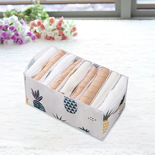 HEYBEC wardrobe storage organizers, Foldable Storage Box, Fabric Wardrobe Storage Organizer, Large Dresser Drawer Organizer, Wardrobe Clothes Organizer for Shirts, Ties, Socks, Bras, Underwear