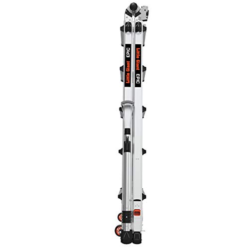 Little Giant Ladders, Epic, M22, 22 foot, Multi-Position Ladder, Aluminum, Type 1A, 300 lbs weight rating, (16822-818)