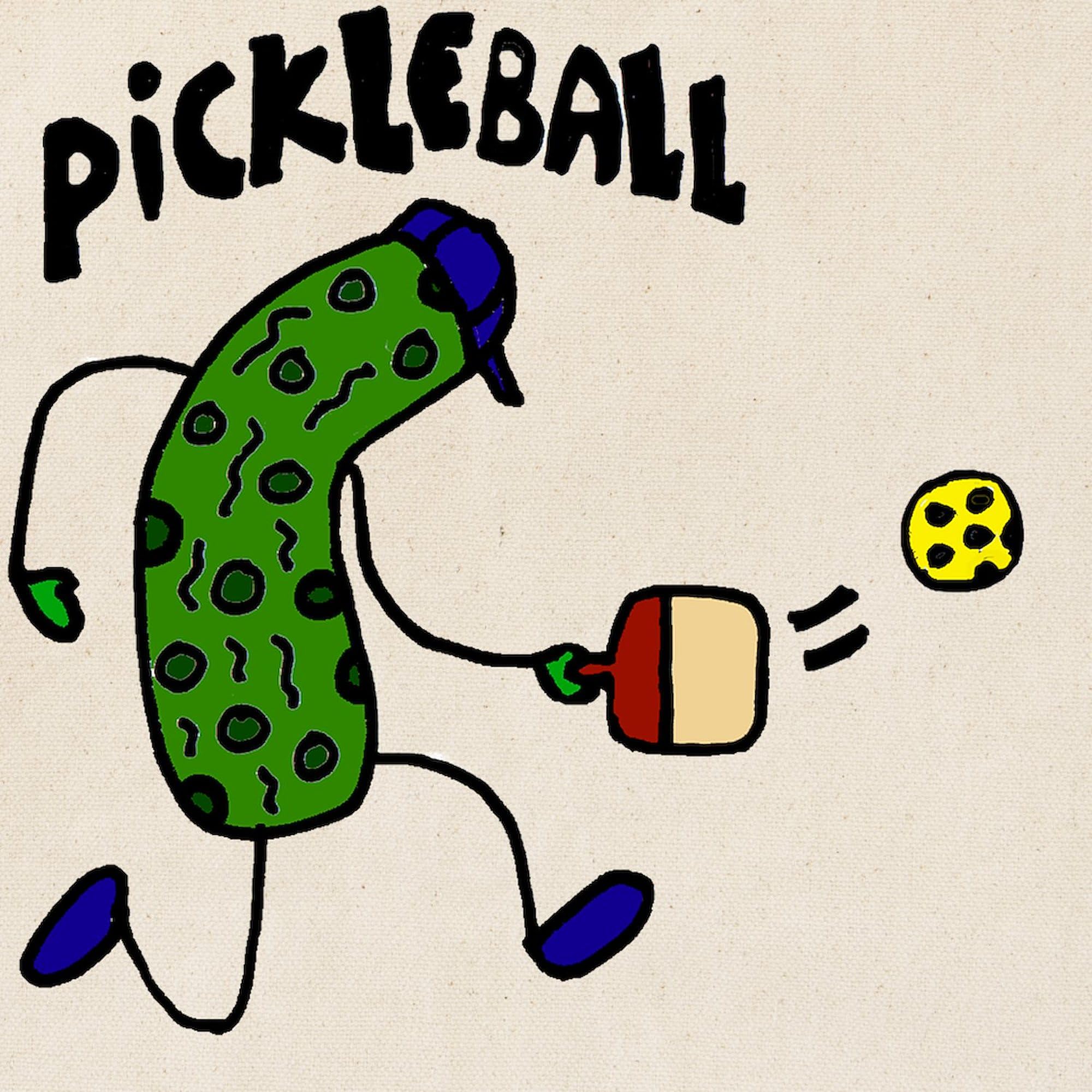 CafePress Pickleball Pickle Art Tote Bag Canvas Tote Shopping Bag