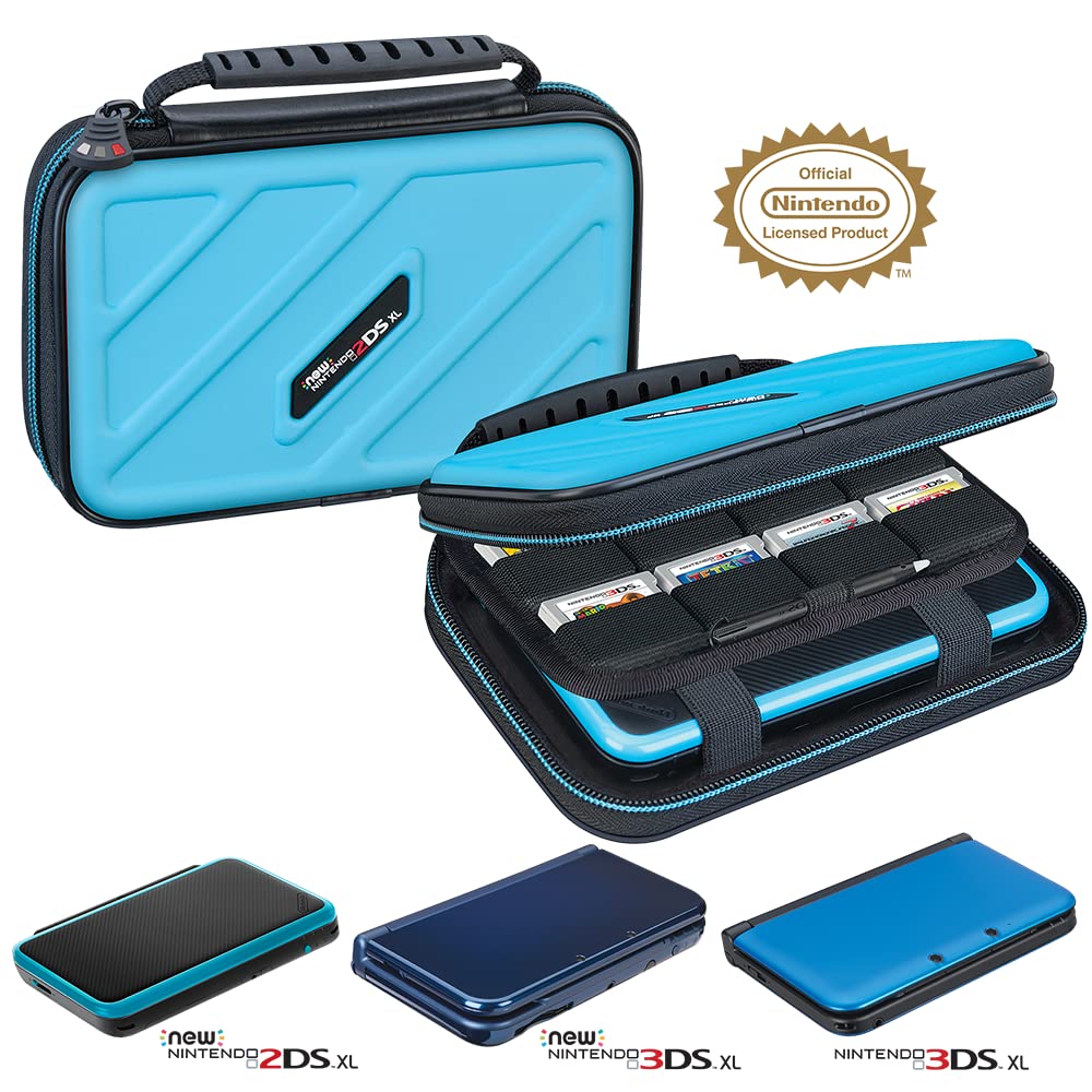 Game Traveler Nintendo 3DS XL or 2DS Case - Compatible with Nintendo 3DS, 3DS XL, 2DS, 2DS XL, New 3DS, 3DSi, 3DSi XL - Includes Game Card Pouch - Licensed by Nintendo