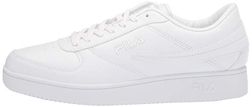 Fila Men's A-Low Sneaker, White/White/White, 14