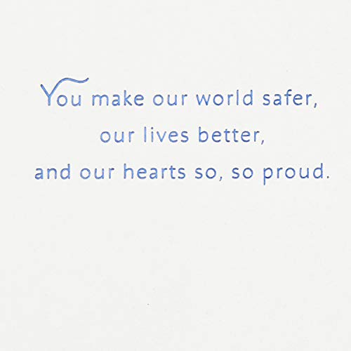 Hallmark Military Deployment Card (Wherever You Go Removable Keepsake Card)