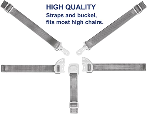 High Chair Straps, Replacement Harness Straps for Most 5 Point High Chairs