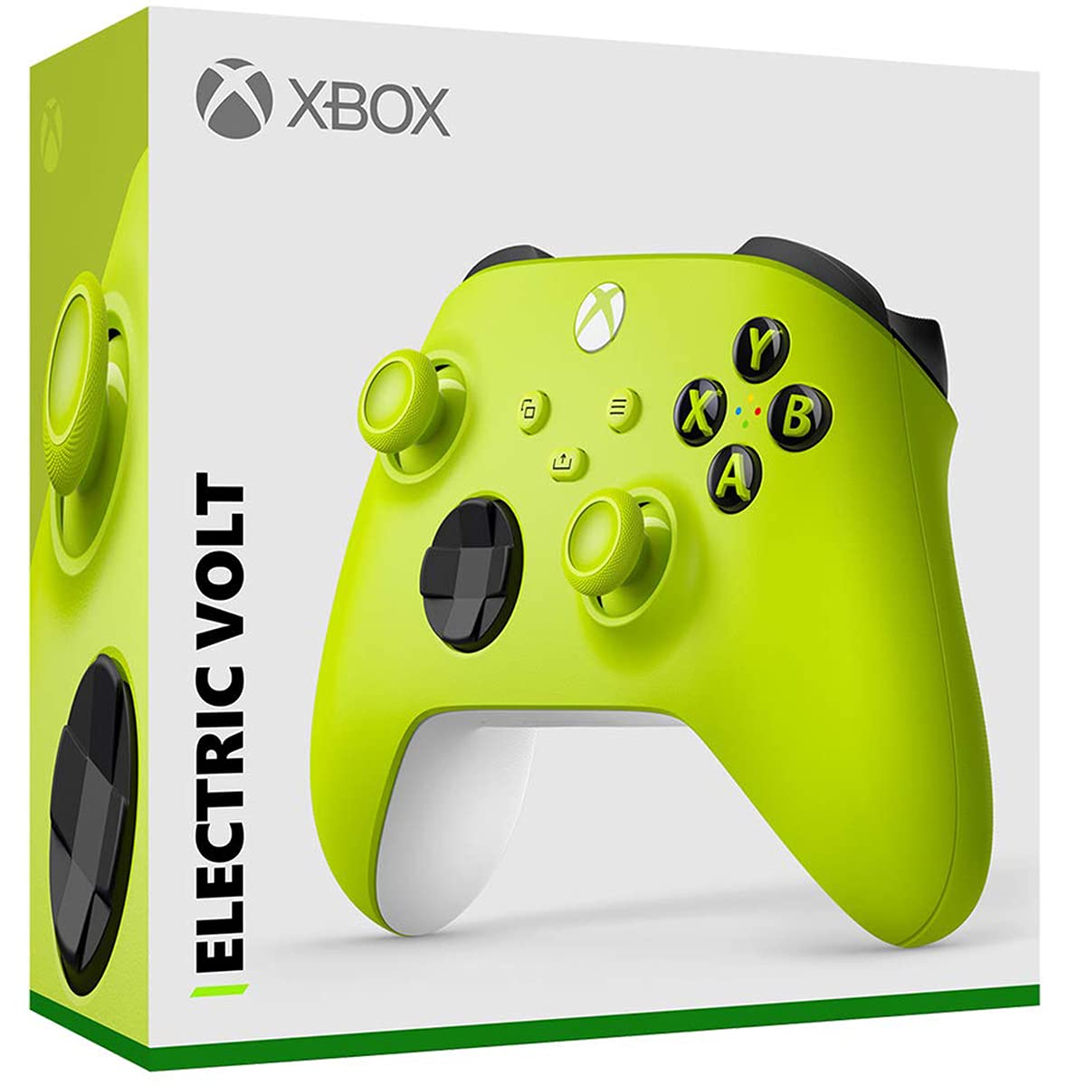 Microsoft QAU-00001 Xbox Wireless Controller Shock Blue Bundle with Wireless Controller for Xbox Series X/S - Electric Volt