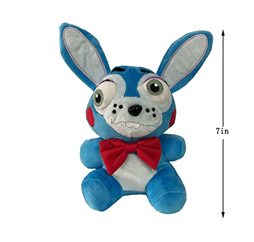 FNAF- Plush- Plush Toys-All Characters (7")- Plush Toys: Spring Trap, Fox,Bonnie,Withered Foxy(Bonnie)