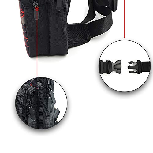 Carrying Case Backpack for Nintendo Switch/Switch OLED, THRCIFLO Lightweight Crossbody Sling Bag for Traveling, Shoulder Storage Bag Fits Switch Console,Game Case, Dock and Small Accessories