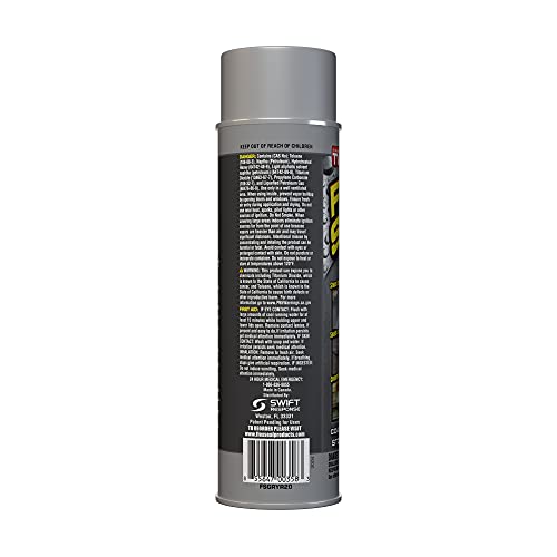 Flex Seal, 14 oz, Gray, Stop Leaks Instantly, Waterproof Rubber Spray On Sealant Coating, Perfect for Gutters, Wood, RV, Campers, Roof Repair, Skylights, Windows, and More