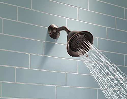 Delta Faucet 3-Spray Shower Head, High Pressure Shower Head Oil Rubbed Bronze, Massage Shower Head, High Flow Shower Head, Venetian Bronze RP34355RB