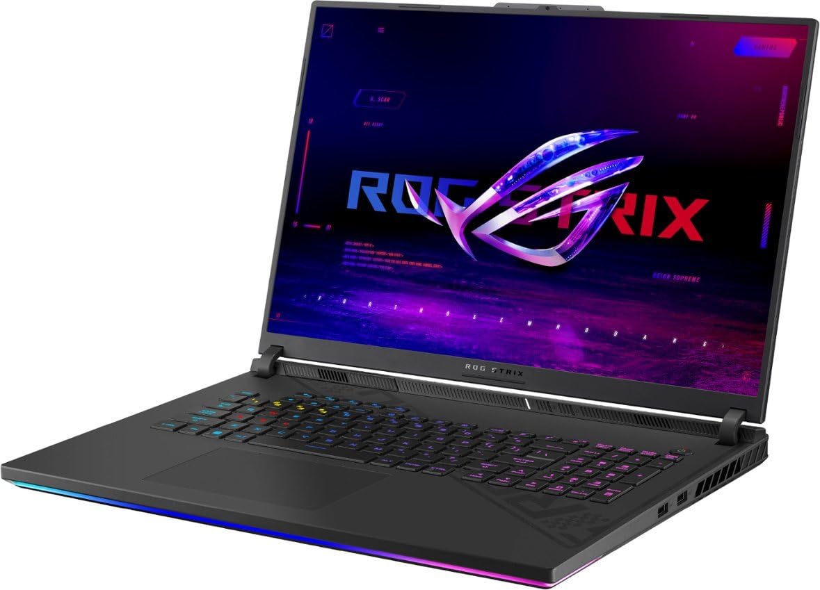 ASUS ROG Strix 18" 240Hz Gaming Laptop QHD-Intel Core i9 32GB DDR5 2TB SSD NVIDIA GeForce RTX 4080 Windows 11 Home Eclipse Gray