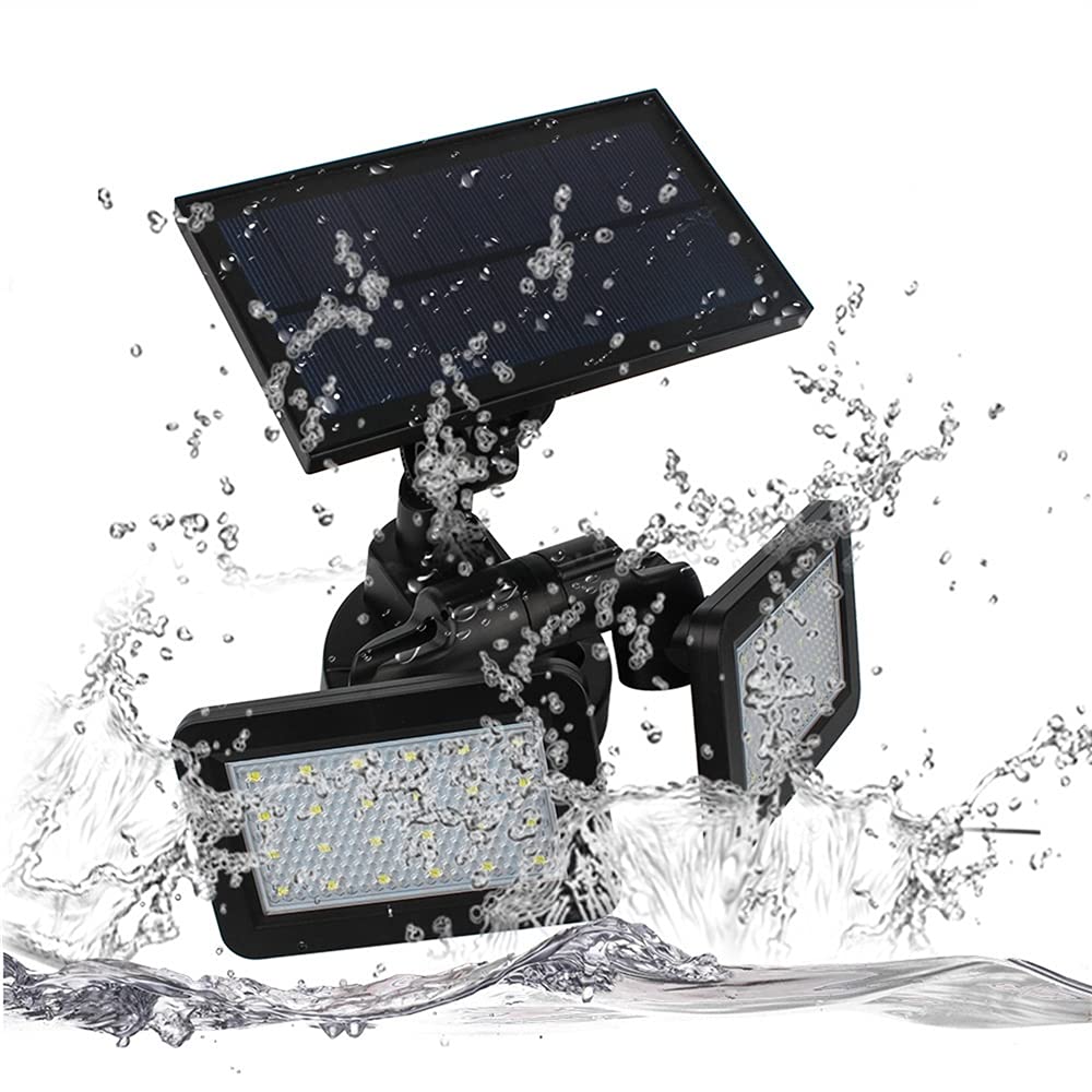 KLFJFD Solar Lights Outdoor,24 LED Solar Powered Waterproof Sconce Light Infrared Human Body Motion Sensor Wall Lamp,for Home Garden