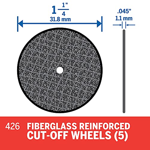 Dremel 456 1-1/2" Reinforced Rotary Tool Cut-Off Wheel - 10 Pack