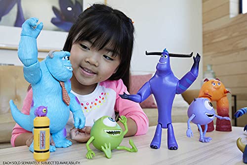 Mattel Monsters at Work Tylor Tuskmon Action Figure, Collectible Disney Plus Character Toy, 7.9-in Tall Highly Posable with Authentic Detail, Kids Ages 3 Years & Older