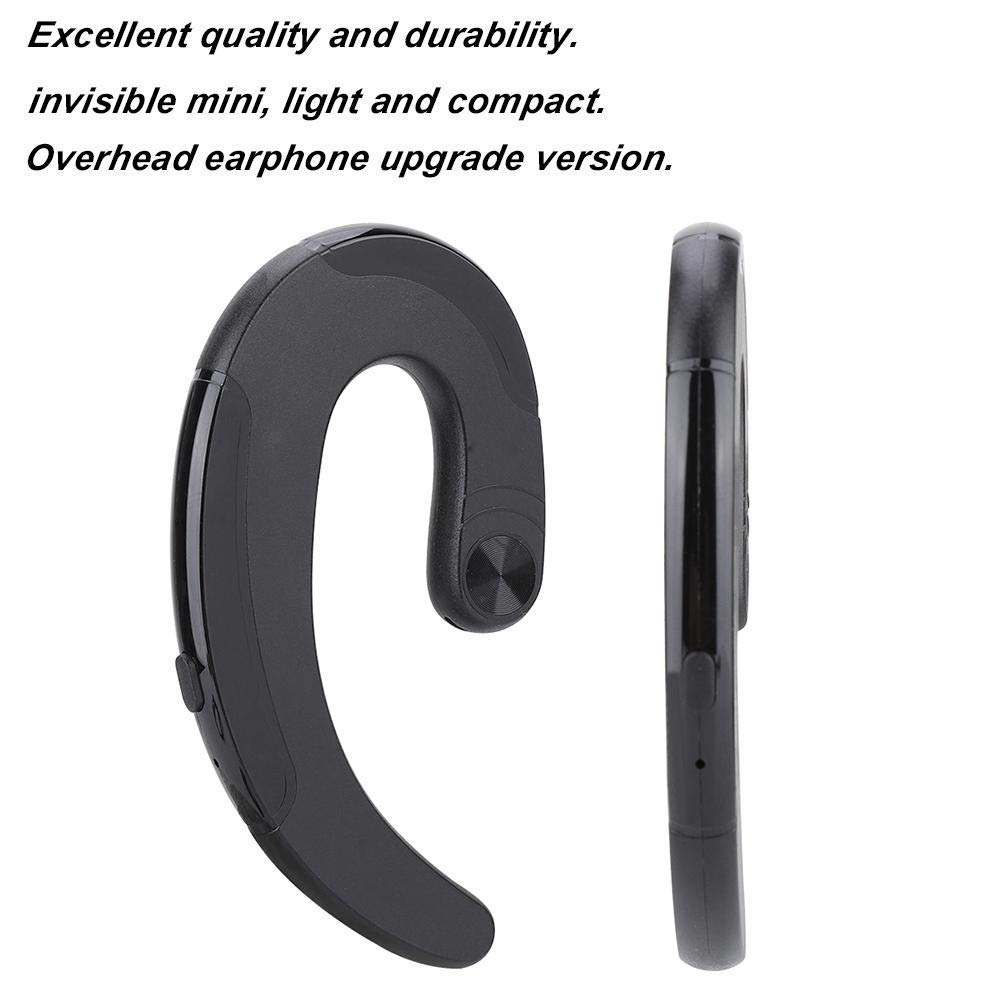 Bone Conduction Headset,Tangxi HBQ Q25B Bluetooth V4.2&EDR Headphone Mini Waterproof Sport Earphone with Micro compatible with V4.0, V3.0, V2.1, V1.1(Black)