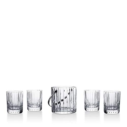 Baccarat Crystal Harmonie on the Rocks Set of 4 Tumblers and Ice Bucket #2811179