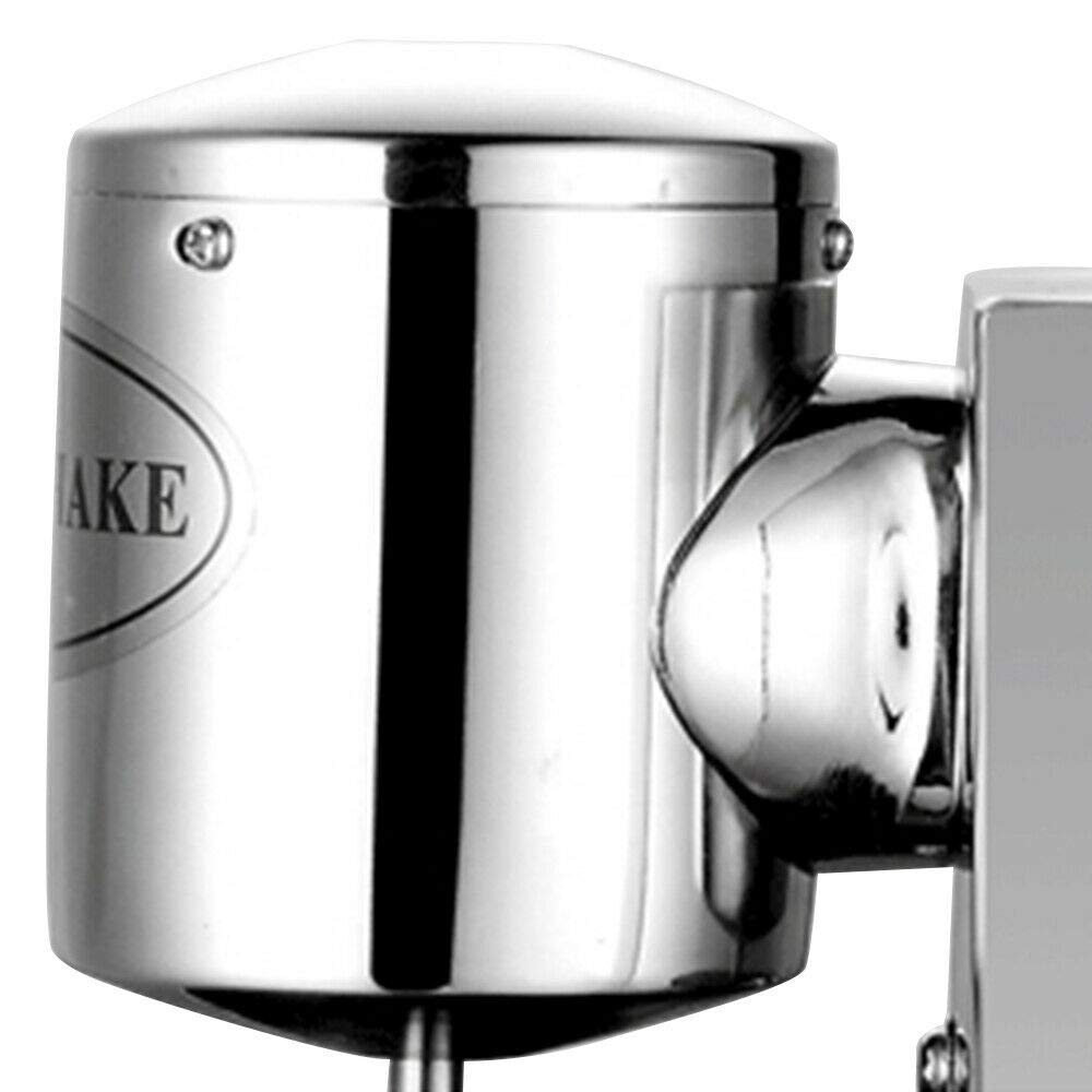 Electric Milkshake Maker, 110V 18000RMP Commercial Stainless Steel Drink Mixer Machine Smoothie Malt Blender with 2 Speed Adjustable (Double Head)