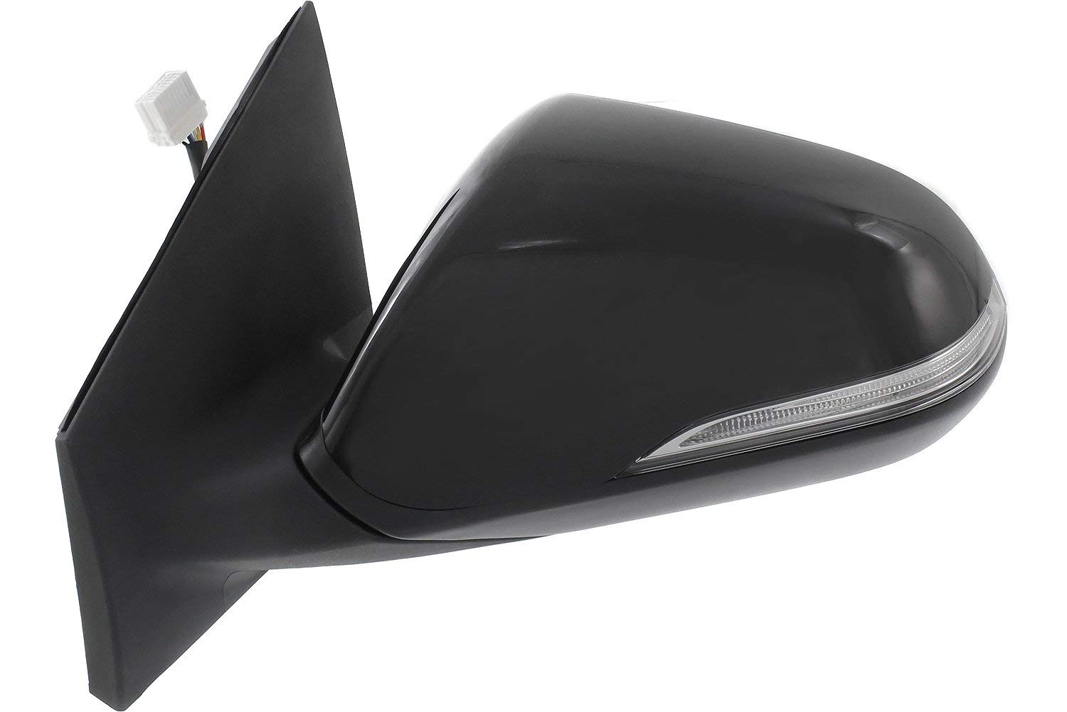 Kool Vue Driver & Passenger Side Power Heated Mirrors for Hyundai Sonata 2015-2017 With Signal Light; Without Blind Spot Monitor & Memory Paintable