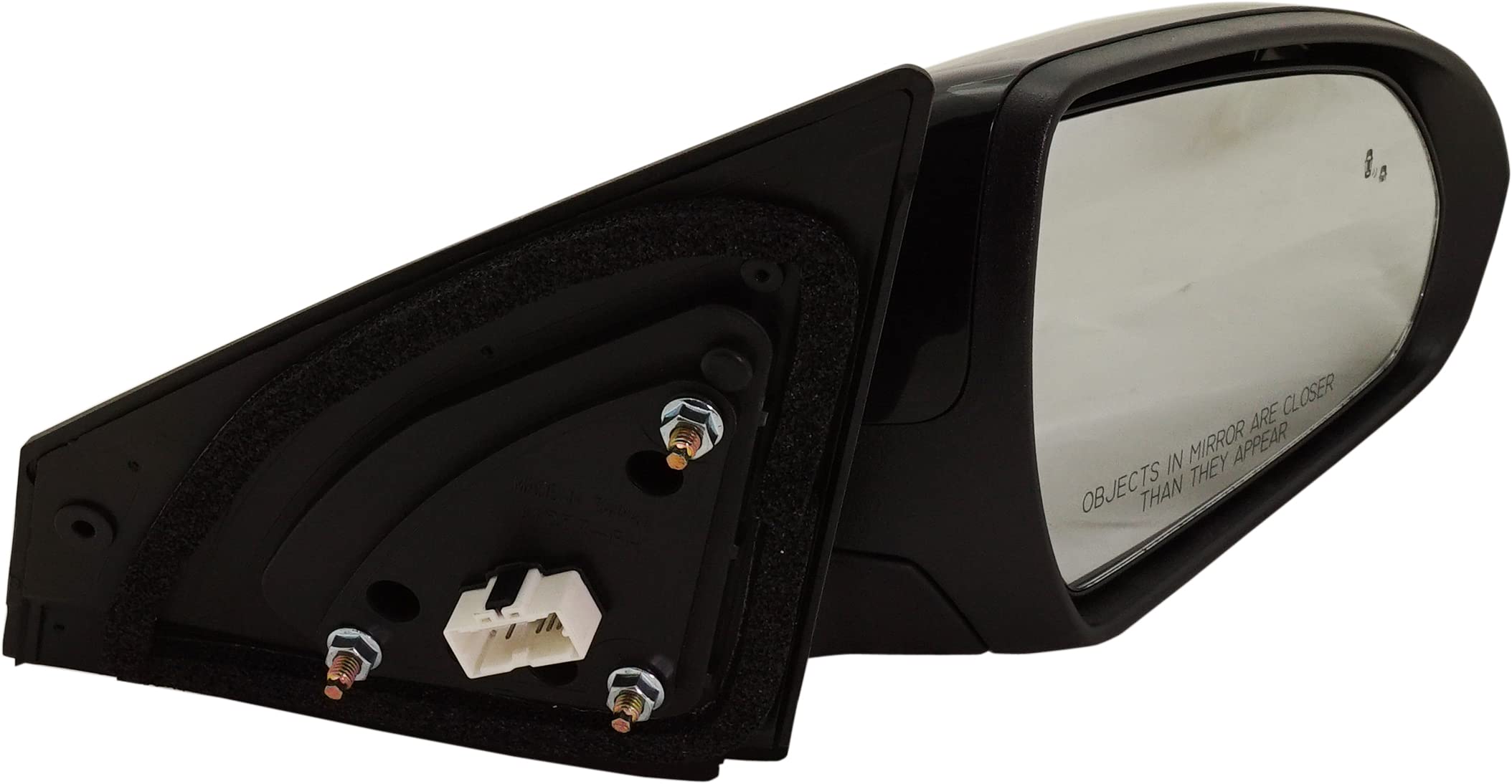 Kool Vue Driver & Passenger Side Power Heated Mirrors for Hyundai Elantra 2017-2018 With Signal Light, Blind Spot Monitor & Memory Paintable US Built Models