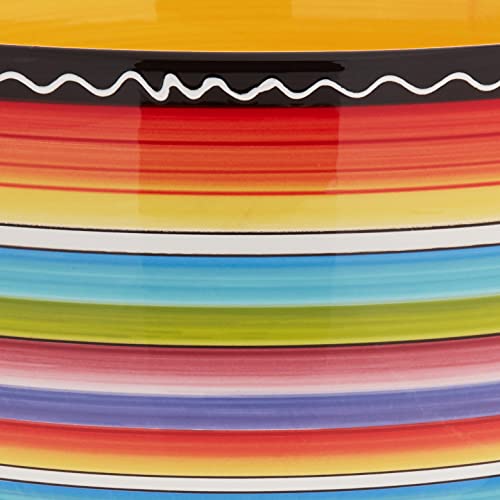 Certified International Tequila Sunrise Deep Bowl, 10.75 by 5.5-Inch,Green