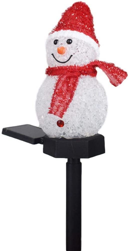 KOSHSH Garden Solar Snowman Lights Outdoor Decorations Lighting Stake Lights for Home Outdoor Yard Lawn Christmas Holiday Winter Decor