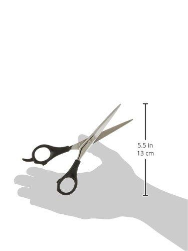 Tamsco Bird Feather Scissor 6-Inch Plastic Handle Stainless Steel Plastic Molded Handles Beveled Edge Micro Serrated Blades Great for Grooming Bird Feathers