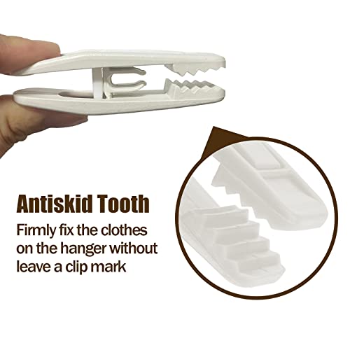 Hanger Clips Baby Pants Hangers - Hanger Clips for Plastic Hangers,20 PCS Clothes Hanger Clips,Baby Hanger Clips
