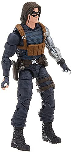 Marvel Hasbro Black Widow Legends Series 6-inch Collectible Winter Soldier Action Figure Toy, Premium Design, 2 Accessories, Ages 4 and Up
