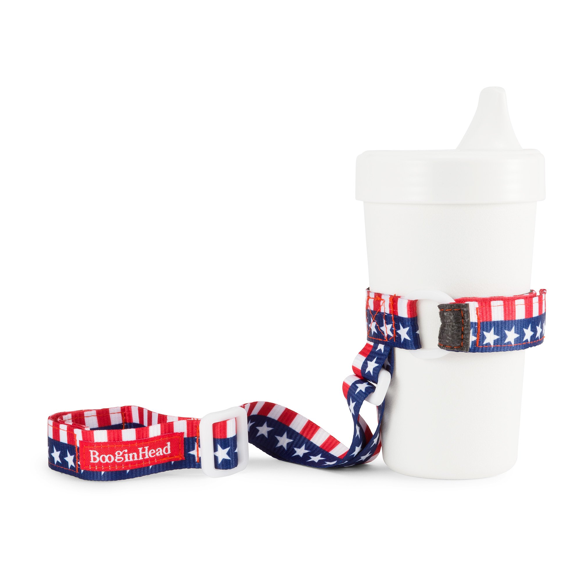 BooginHead SippiGrip Sippy Cup Strap & Baby Bottle Holder, Black & Chevron , 3 Count (Pack of 1)