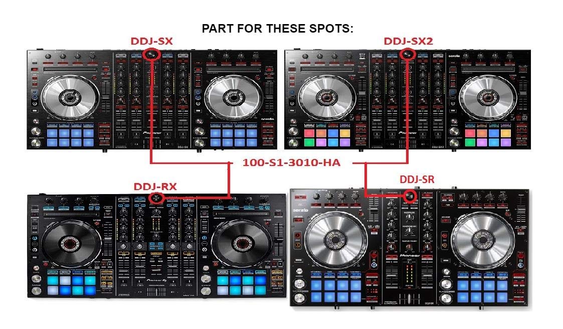 Browser Jog Search Push Dial Rotate Knob For Pioneer DJ Controller CDJ-900 CDJ-2000 DDJ-1000 DDJ-RR DDJ-RX DDJ-SR DDJ-SX DJS-1000 XDJ-RR XDJ-RX2 100-S1-3010