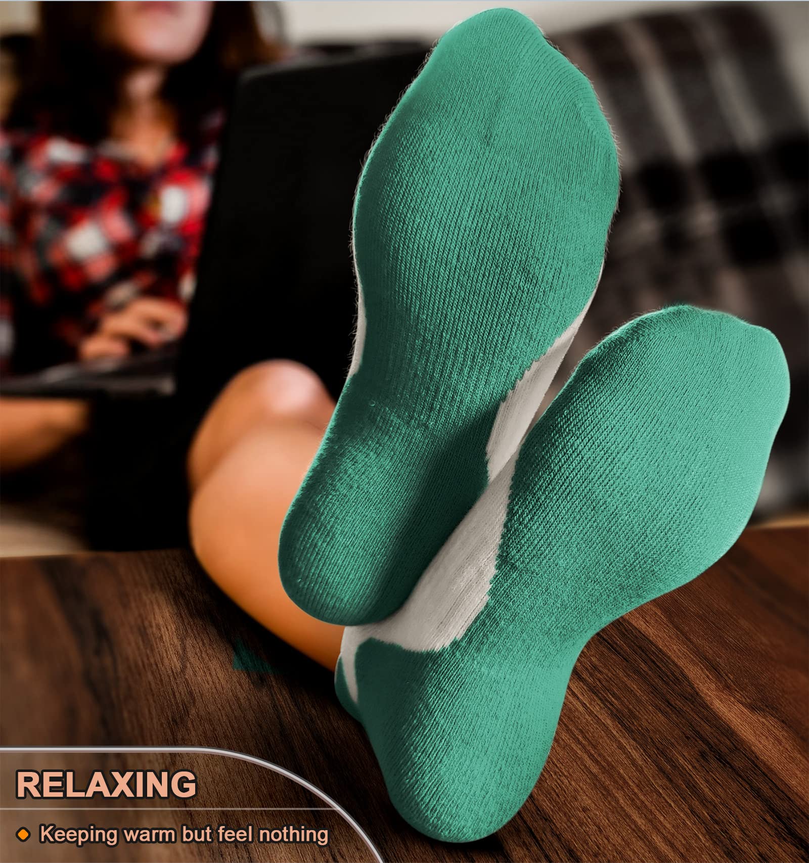 BULLIANT Socks For Women 6Pairs-Womens Athletic Ankle Socks No Show Cushioned for Walking Running-Compression Arch Support(6Pairs,Shoes Size:Women 6-8)