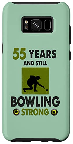 Galaxy S8+ Lawn Bowls 55th Birthday Idea For Men & Funny Lawn Bowling Case