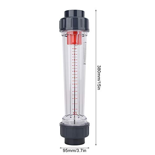 Debimetre,Deosdum Tube Type Flow Meter Lzs 40 (D) Plastic Tube Type Liquid Flowmeter High Accuracy Waterflow Flowmeter 1 10M H Range Plastic Tube Water Flow Meter 1 Inch