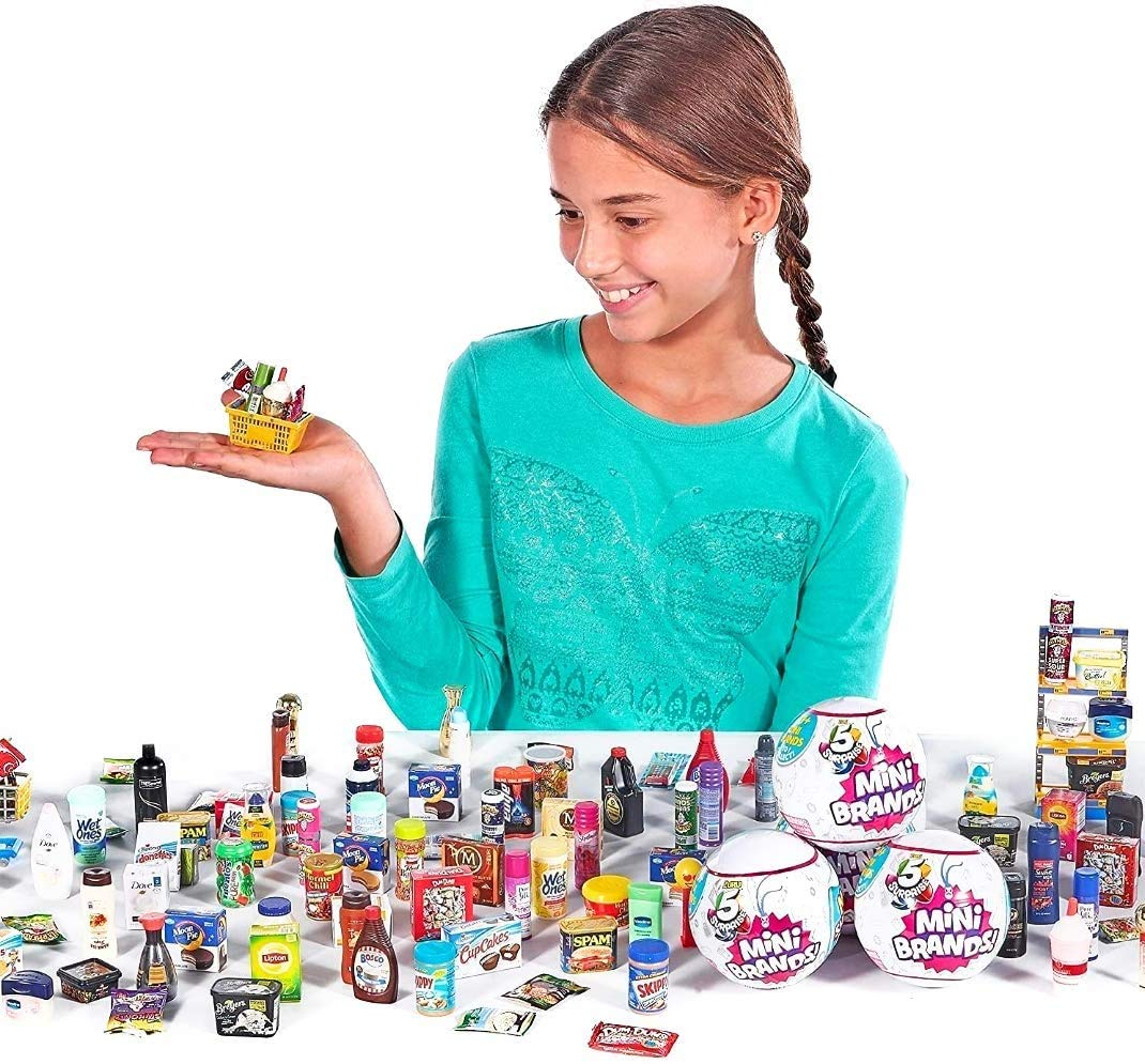 Generic 5 Surprise Mini Brands and Toy 3 Ball Bundle, Includes 1 Wave 1 Mini Brands Ball, 1 Series 2 Mini Brands Ball, and 1 Toy Mini Brand Ball