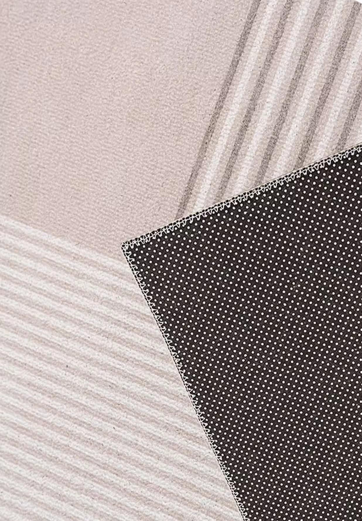 Black White Boho Shag Irregular Shaped Modern Rug for Living Room Bedroom Diningroom Ombre Texture Washable Area Rug Office Kitchen Hallway Faux Wool 6x8 Carpet