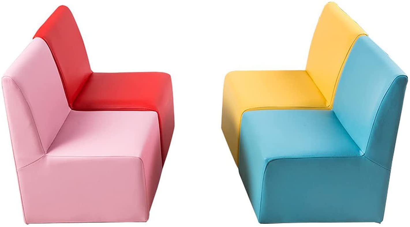 KINBOR BABY Flexible Seating Set for Toddlers and Kids, Children's Colorful Sofa Chair for Classroom Kindergarten Library 8 PCs Toddlers Soft Foam Set