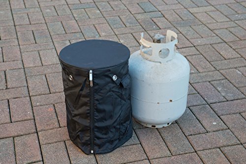 Destination Gear 5999 UV and Weather Resistant Propane Gas Tank Cover with Stable Tabletop Feature, Fits Standard 20 lb Tank Cylinder, Ventilated with Storage Pocket