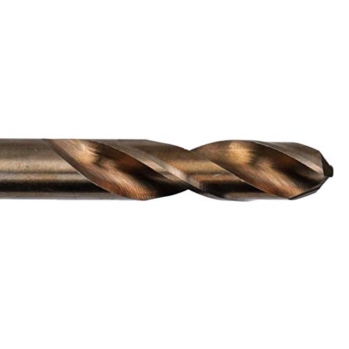 Drill America - D/ASTCO1/8P12 1/8" Cobalt Heavy Duty Split Point Stub Drill Bit (Pack of 12), D/ASTCO Series