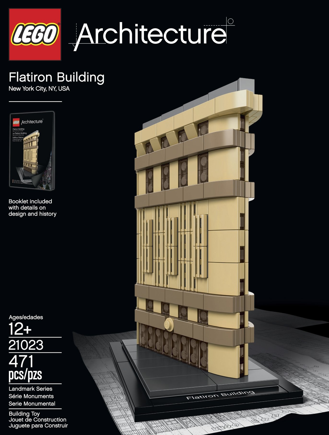 LEGO Architecture 6101026 Flatiron Building 21023 Building Kit