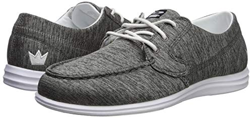 Brunswick Ladies Karma Bowling Shoes- Grey/White, 8.5