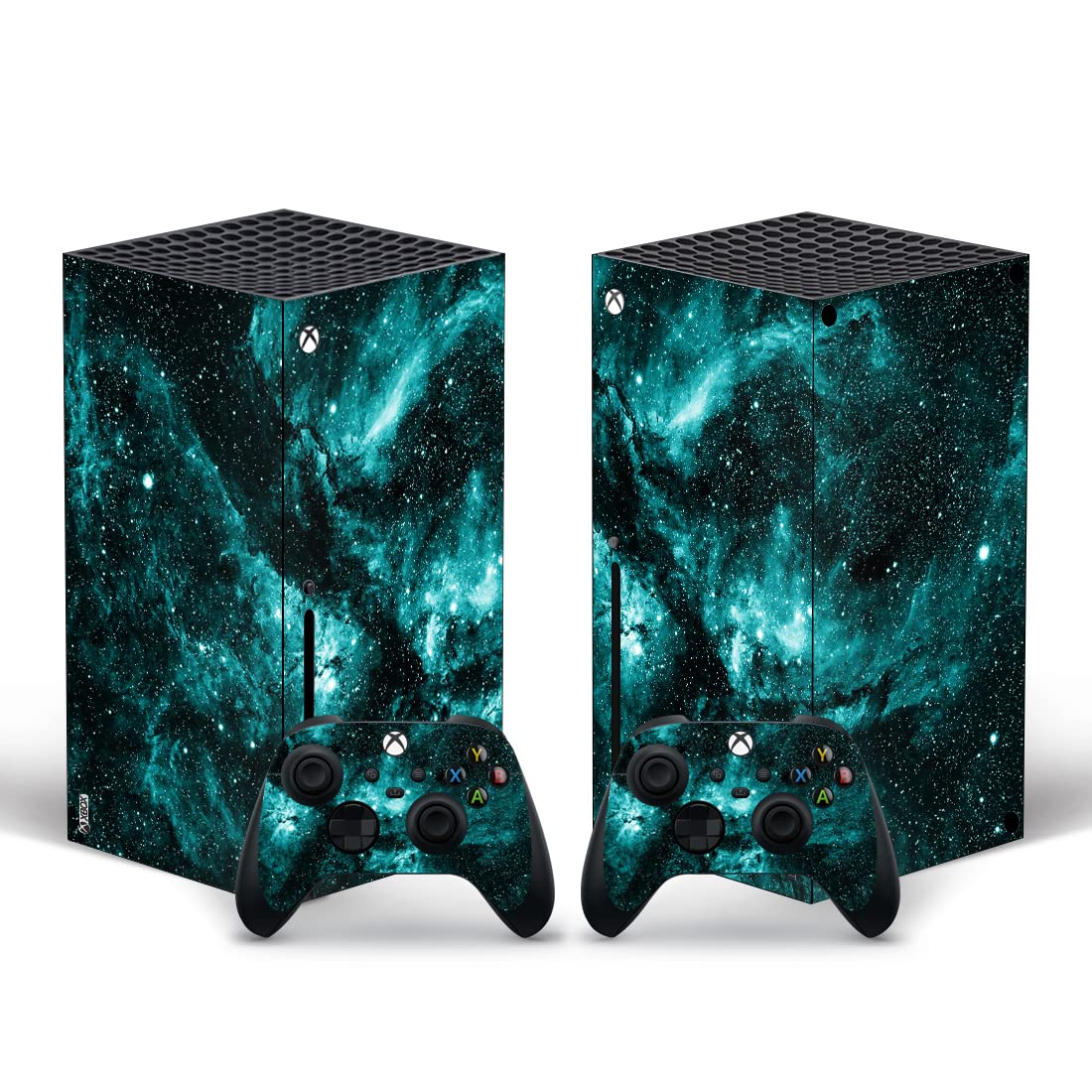 CENSTEEL Xbox Series X Skins Wrap Sticker with Two Free Wireless Controller Decals, Whole Body Protective Vinyl Skin Decal Cover for Microsoft Xbox Series X Console - Fall