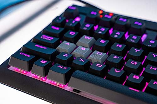 Mechanical Keyboard keycaps WASD keycaps Direction Keys Non-Slip Texture Design keycaps Professional Gaming keycaps (red)