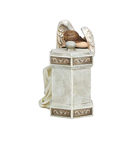 Joseph's Studio by Roman -11.75" H Garden Angel with Memorial Box, Outdoor Memorial Decor