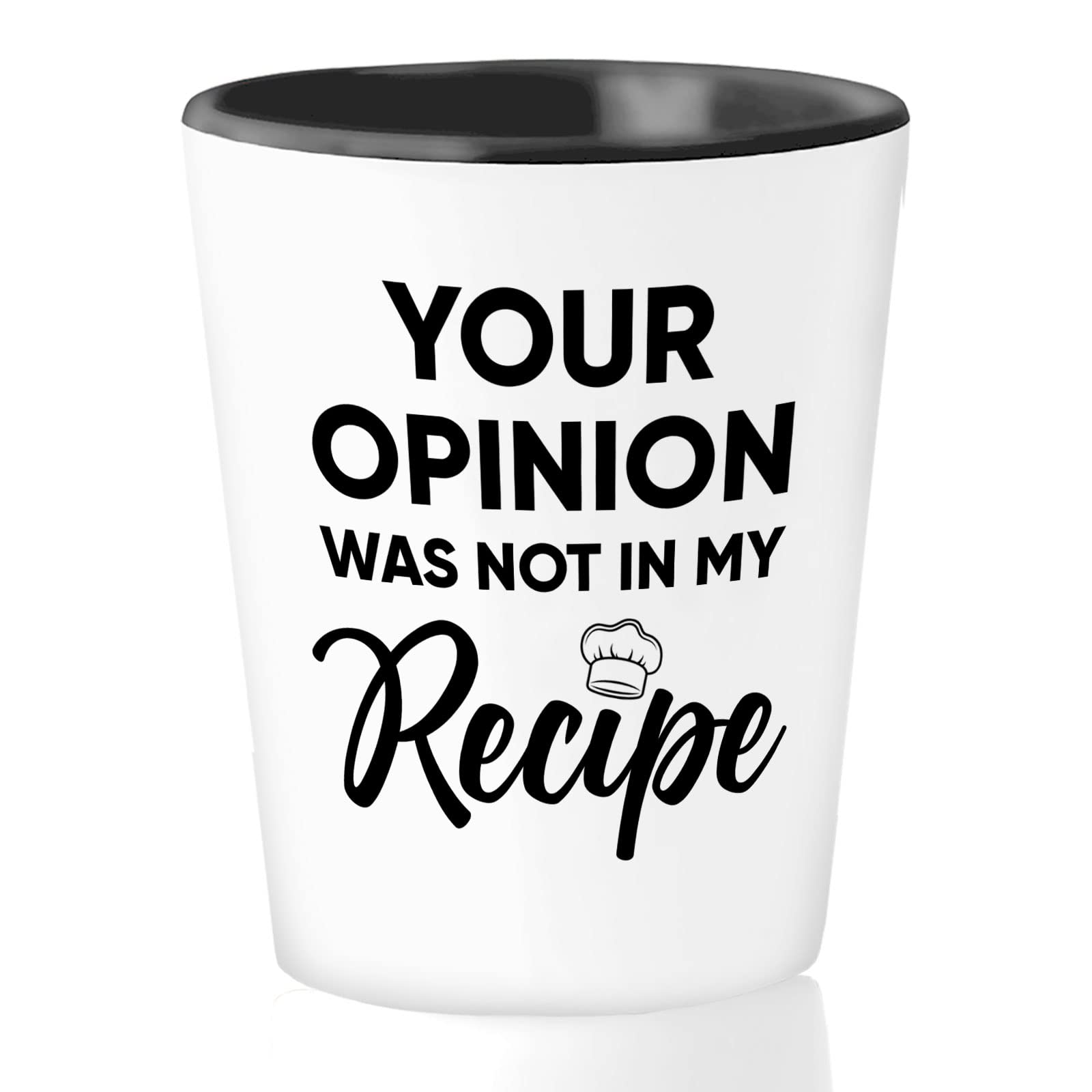 Bubble Hugs Chef Shot Glass 1.5oz - Okie Dokie Artichokie - Funny Cute Artichoke Healthy Food Pun Cook Recipes Vegetables Pizza Veggie Delicious