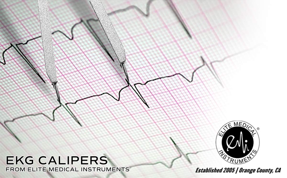 Elite Medical Instruments EMI Basix Economy EKG Caliper EKG-101-V, Violet