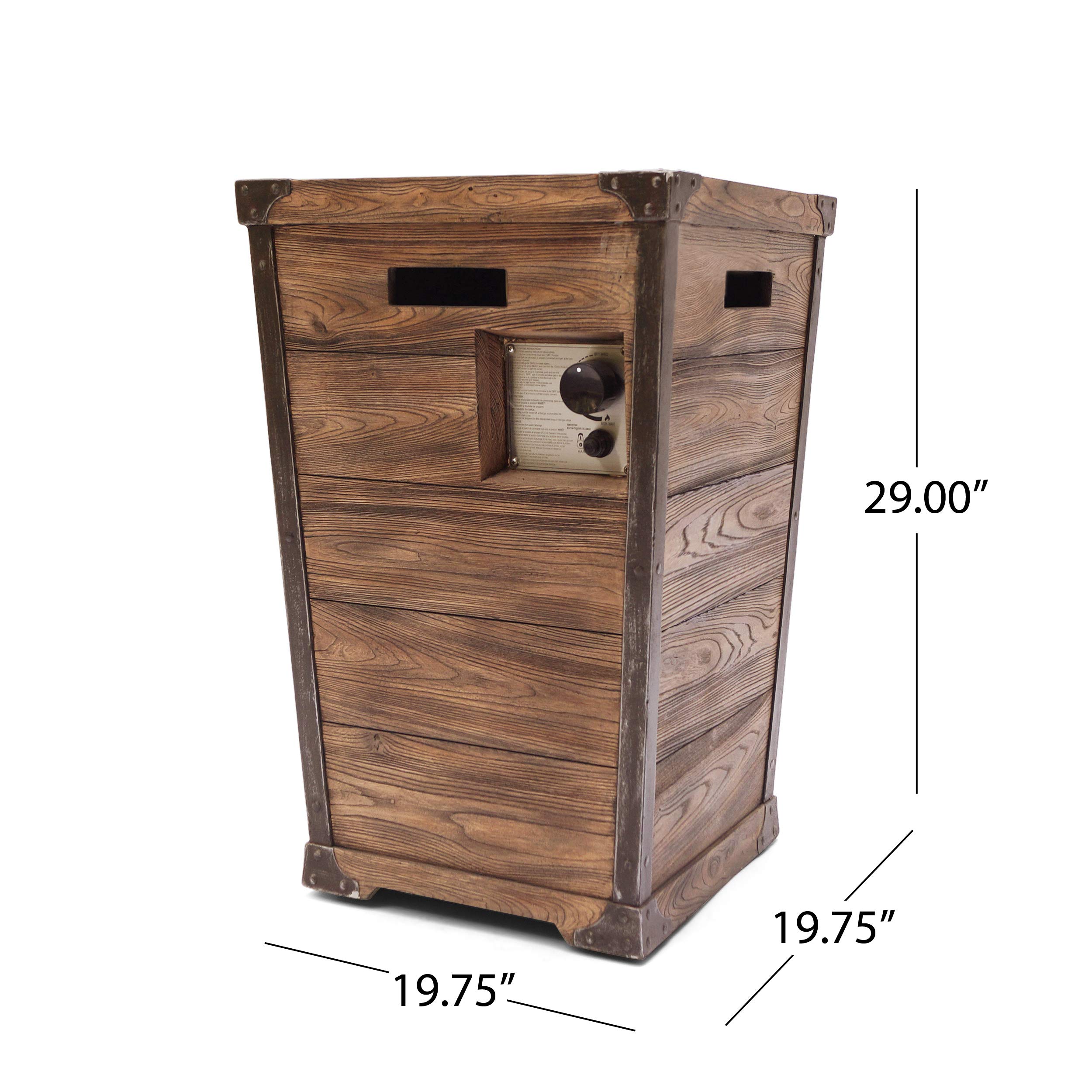 Christopher Knight Home Alice Outdoor Fire Pit, Brown