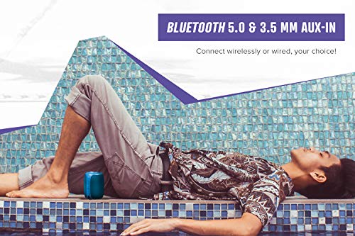 Creative Muvo Play Portable Bluetooth 5.0 Speaker, IPX7 Waterproof for Outdoors, Up to 10 Hours of Battery Life, with Siri and Google Assistant (Black)
