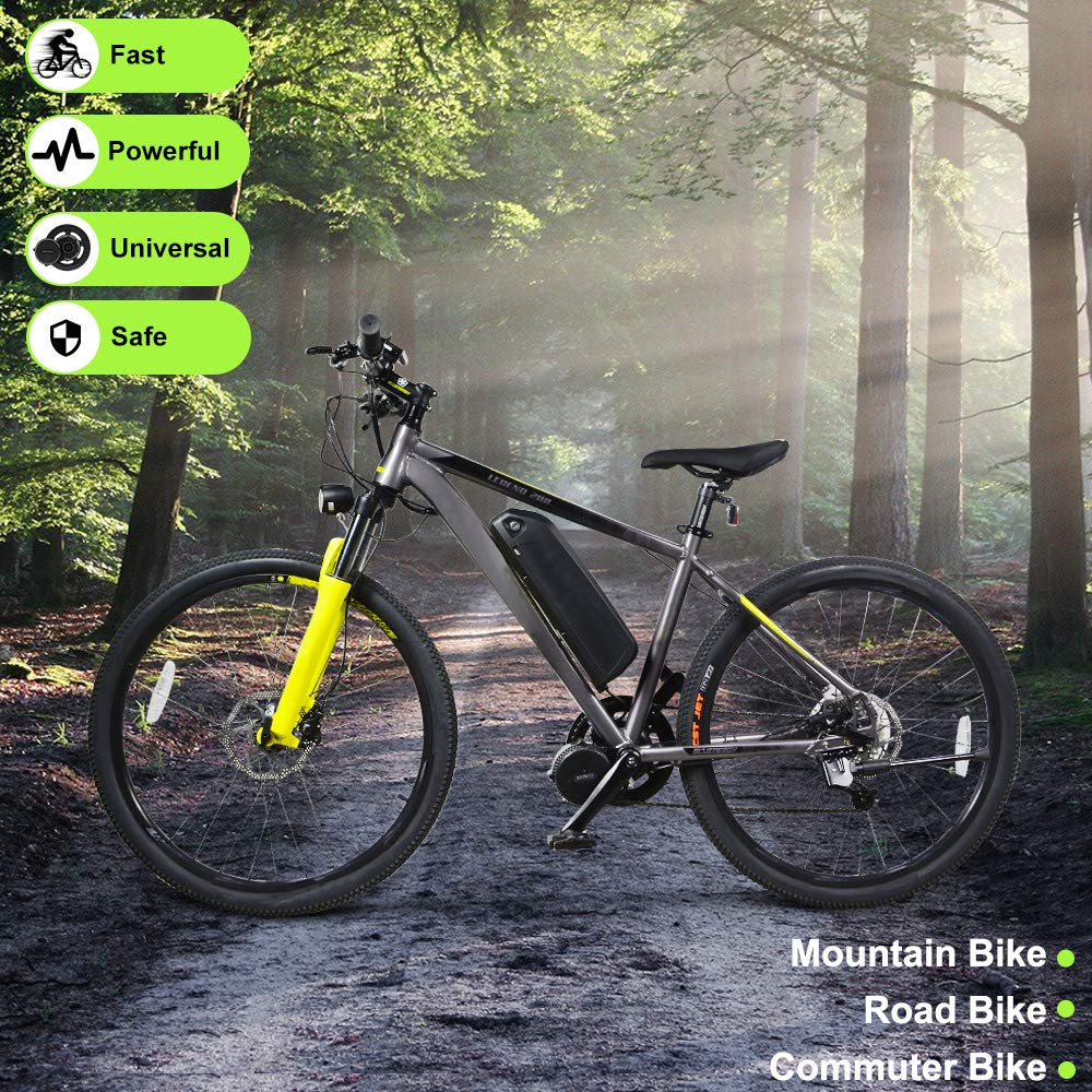 BAFANG BBS02B 48V 750W Ebike Conversion Kit : Mid Drive Electric Bike Motor with P850C Display & 44T Chainring for Mountain Bicycle Road Bicycles Commuter Bikes - NO Battery