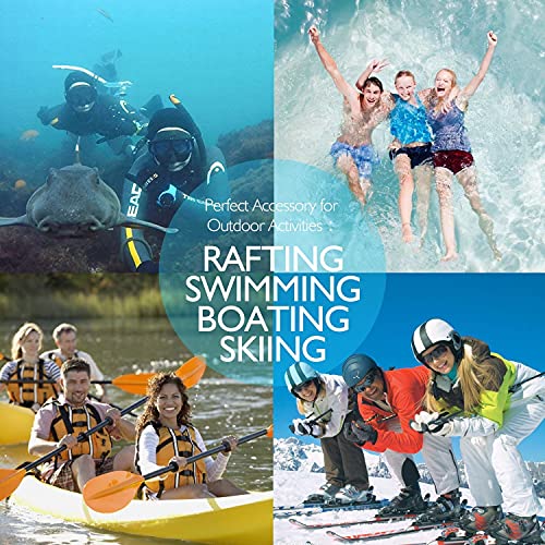 Universal Waterproof Phone Pouch, 4 Pack Waterproof Phone Case Dry Bag with Neck Strap Luminous Ornament for Water Games Protect iPhone 14 13 12 11 SE Pro Max Plus Galaxy S22 S21 Google Note up to 8"