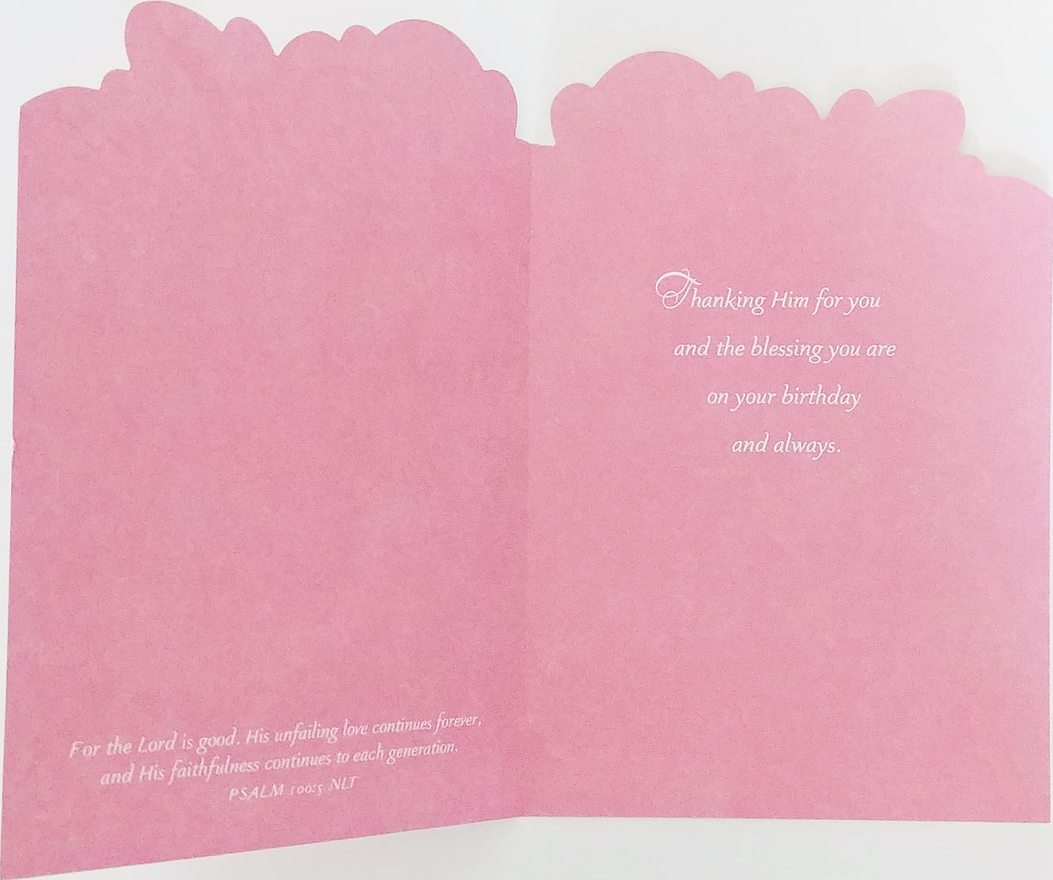 Greeting Card Mom - Thanking Him For You and The Blessing You Are Religious Christian Happy Birthday for Mother